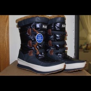 Keds | Shoes | Keds Navy Powderpuff Boots | Poshmark
